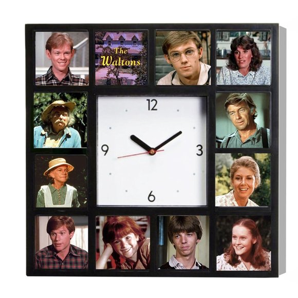 Wall Decor | The Waltons Tv Show John Boy And Full Cast Clock | Poshmark